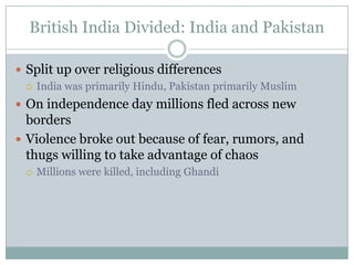 Independent states in south and southeast asia | PPTX