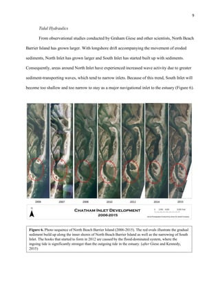 Geomorphic changes of North Beach Barrier Island during a mild year in ...