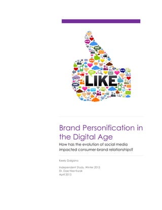 Brand Personification in the Digital Age: How has the evolution of ...