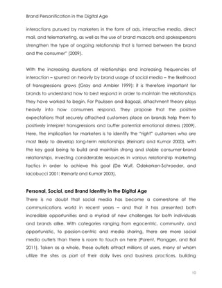Brand Personification in the Digital Age: How has the evolution of ...