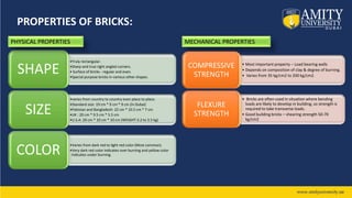 Study on bricks | PPT