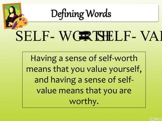 Self-Worth ( Independent Study ) | PPT