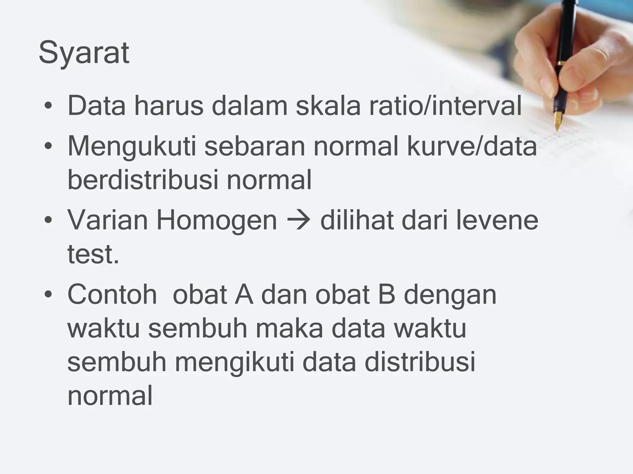 Independent t test | PPTX