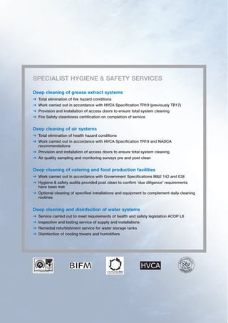 Indepth hygiene company brochure | PDF