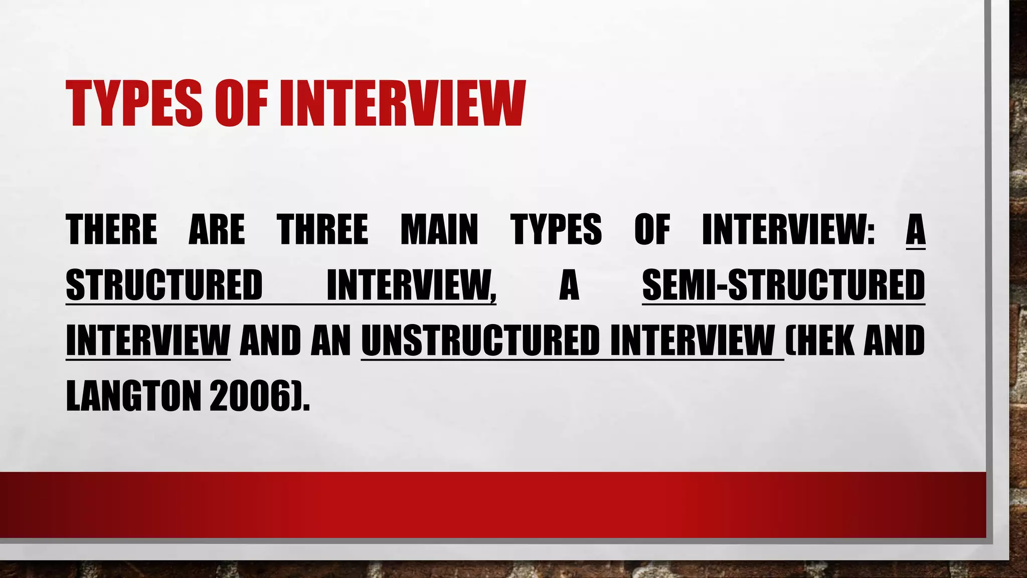 Indepth interview and focus group discussion | PPTX