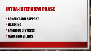 Indepth interview and focus group discussion | PPT