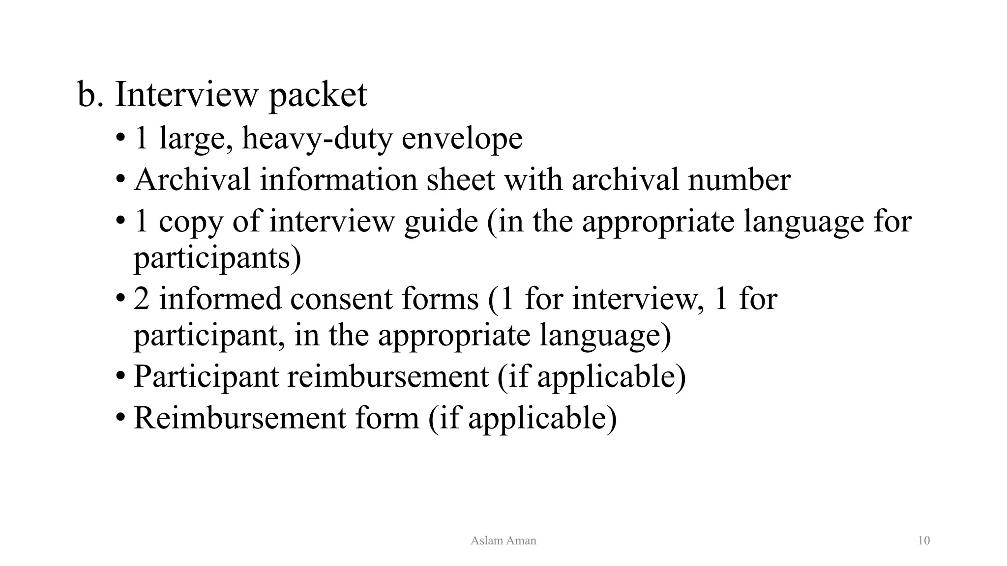 In Depth Interview (IDI) | PDF