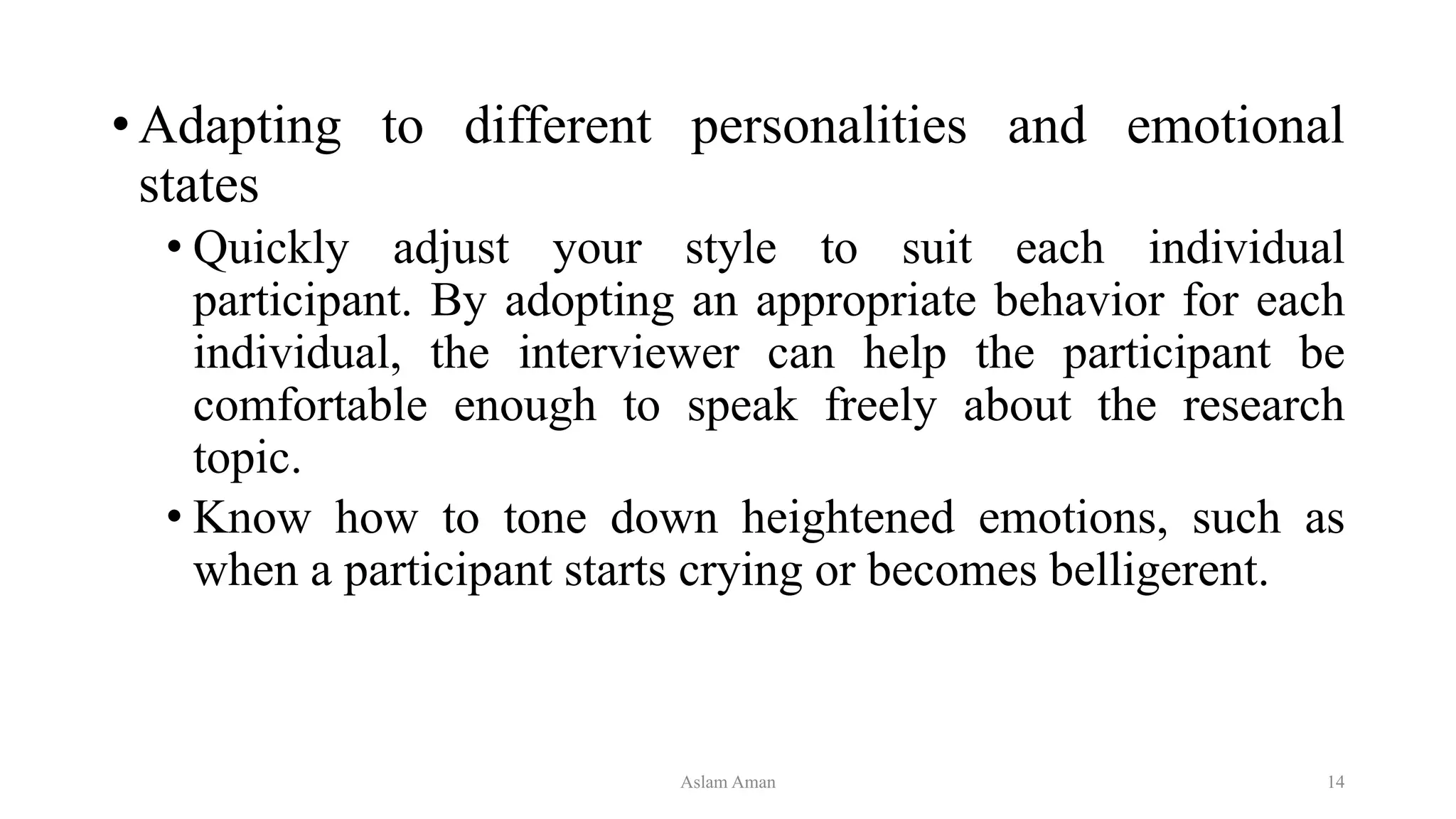 In Depth Interview (IDI) | PDF