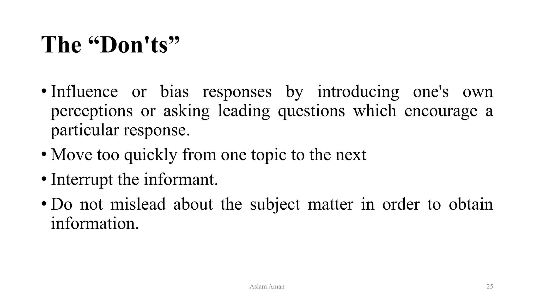 In Depth Interview (IDI) | PDF