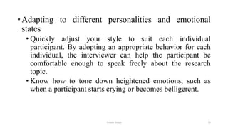 In Depth Interview (IDI) | PDF