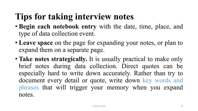 In Depth Interview (IDI) | PDF