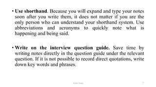 In Depth Interview (IDI) | PDF