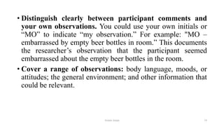 In Depth Interview (IDI) | PDF