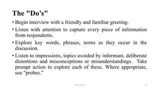 In Depth Interview (IDI) | PDF