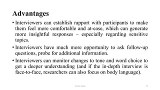 In Depth Interview (IDI) | PDF