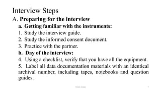 In Depth Interview (IDI) | PDF