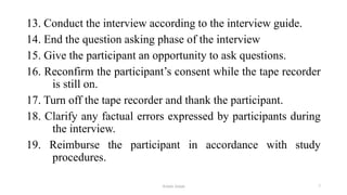 In Depth Interview (IDI) | PDF