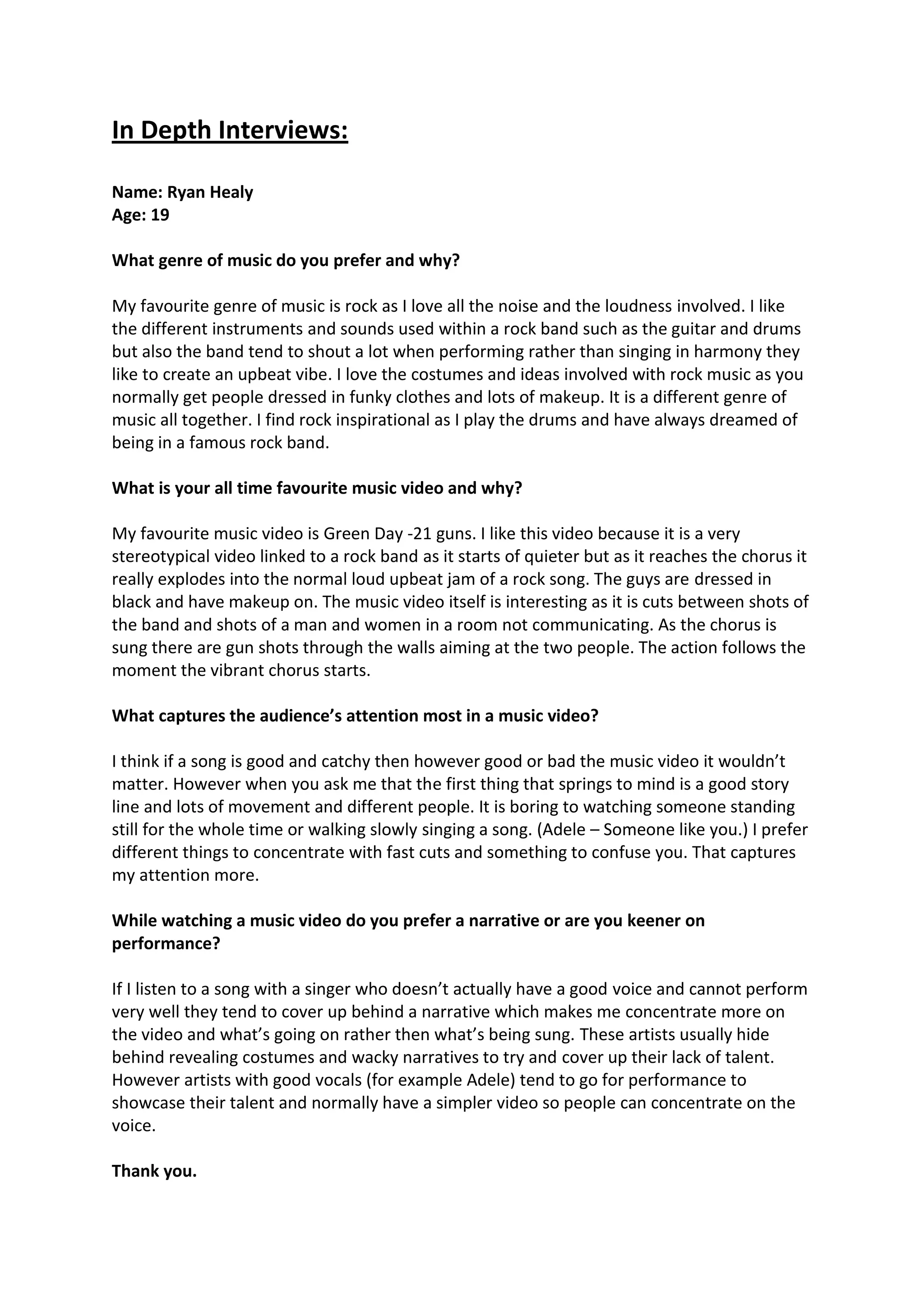 In-Depth Interviews | DOCX