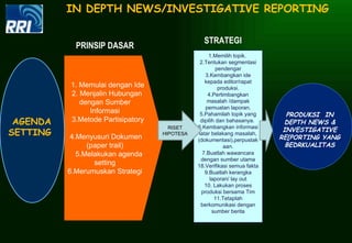 Indepth News Reporting | PPT