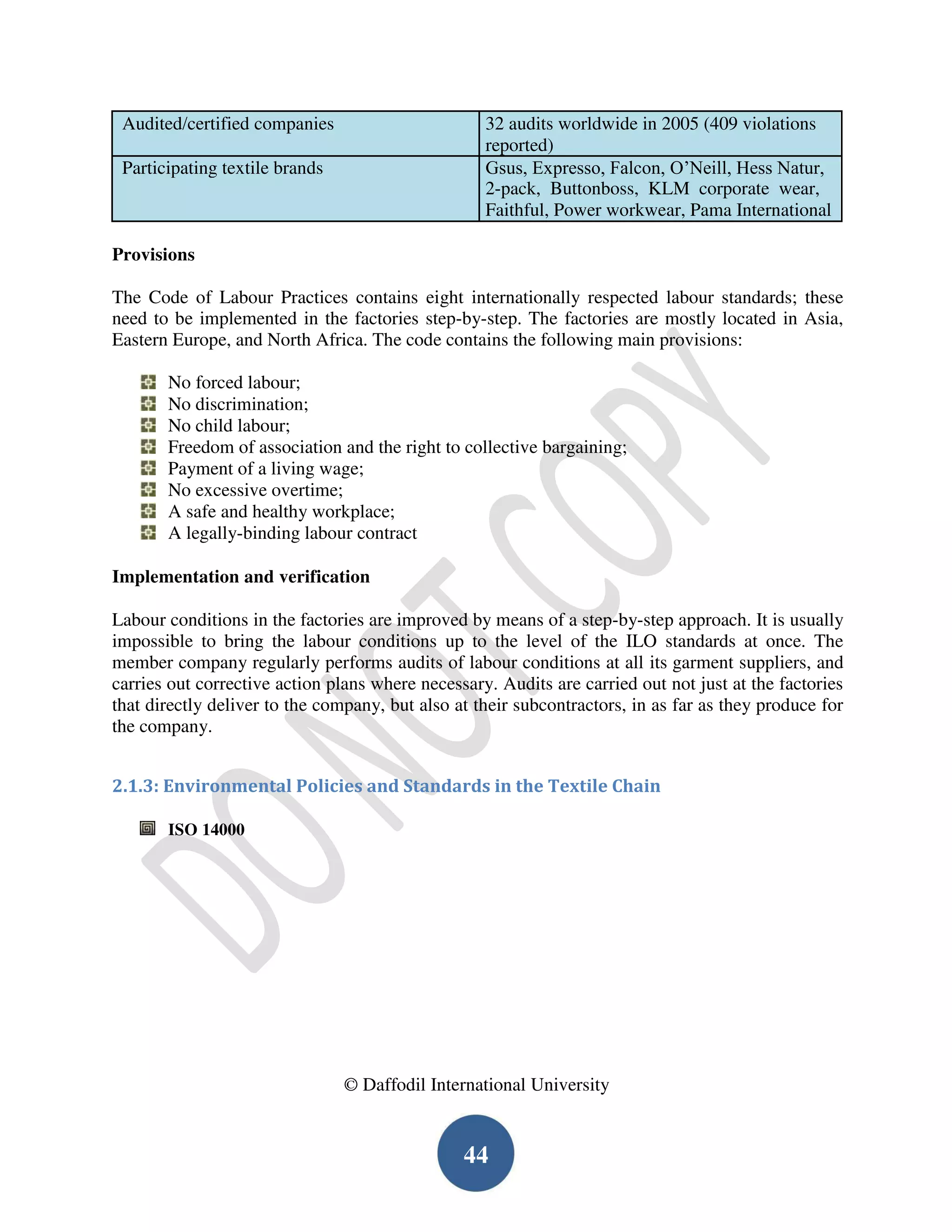 Study on different international standards | PDF