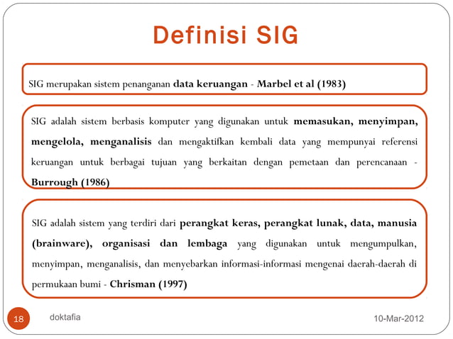 Inderaja dan sig | PPT
