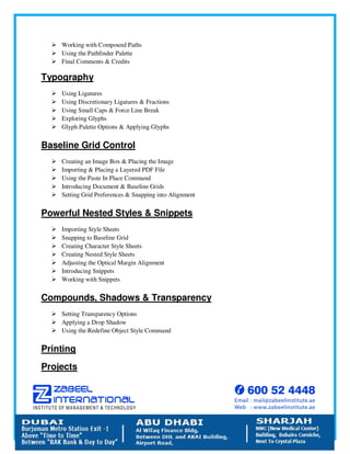 Indesign brochure | PDF