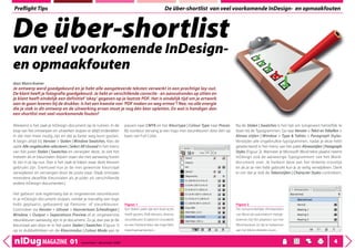 De über shortlist van veel voorkomende InDesign- en opmaakfouten | PDF