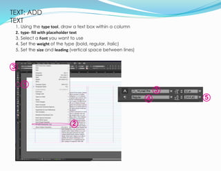 Indesign training | PPTX