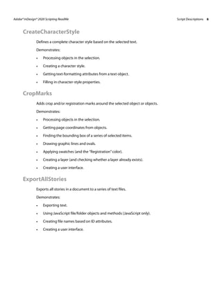 In design 2020 scripting read me | PDF | Desktop Publishing | Computer ...