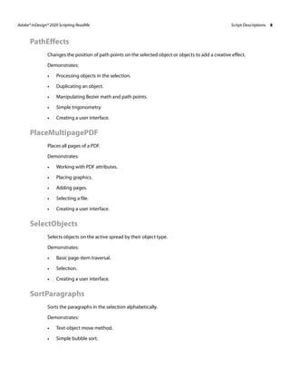 In design 2020 scripting read me | PDF | Desktop Publishing | Computer ...