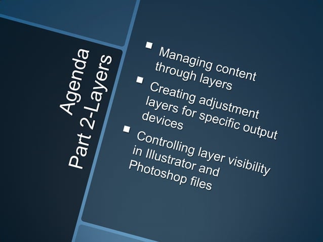 InDesign, image masking, layer visibility controls | PPT