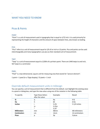 InDesign cc 2017 - the essentials | PDF