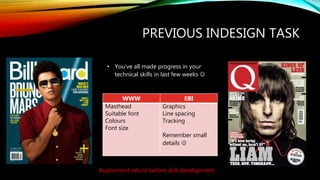 Indesign improvement lesson | PPT