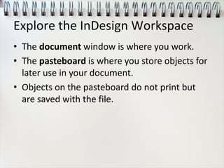 InDesign intro | PDF