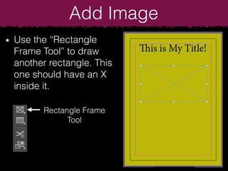 InDesign Intro | PDF