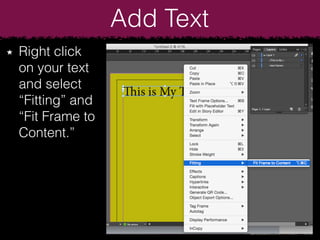 InDesign Intro | PPT