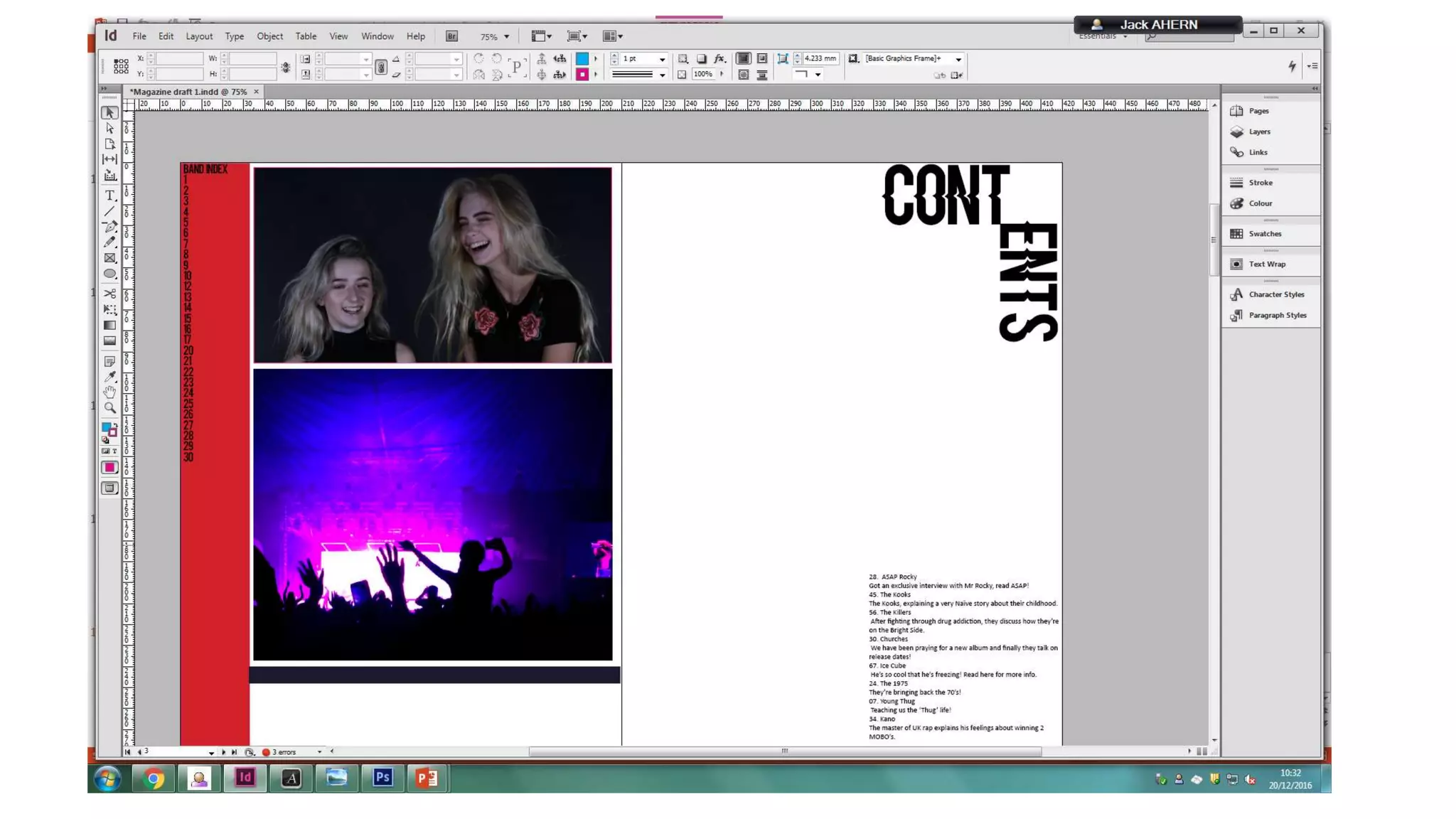 Indesign magazine idea | PPT