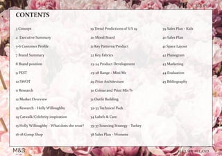 InDesign Mini Me project for M&S (Individual Negotiated Project) | PPT