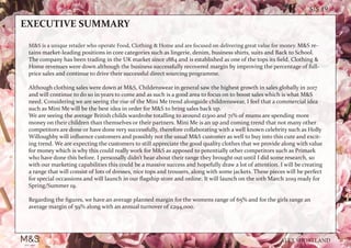 InDesign Mini Me project for M&S (Individual Negotiated Project) | PPT