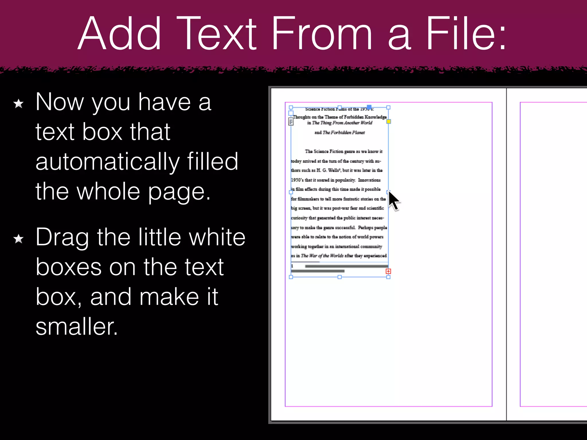 InDesign Part 3 | PDF