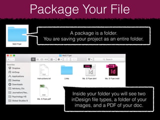 InDesign How to Submit | PPT