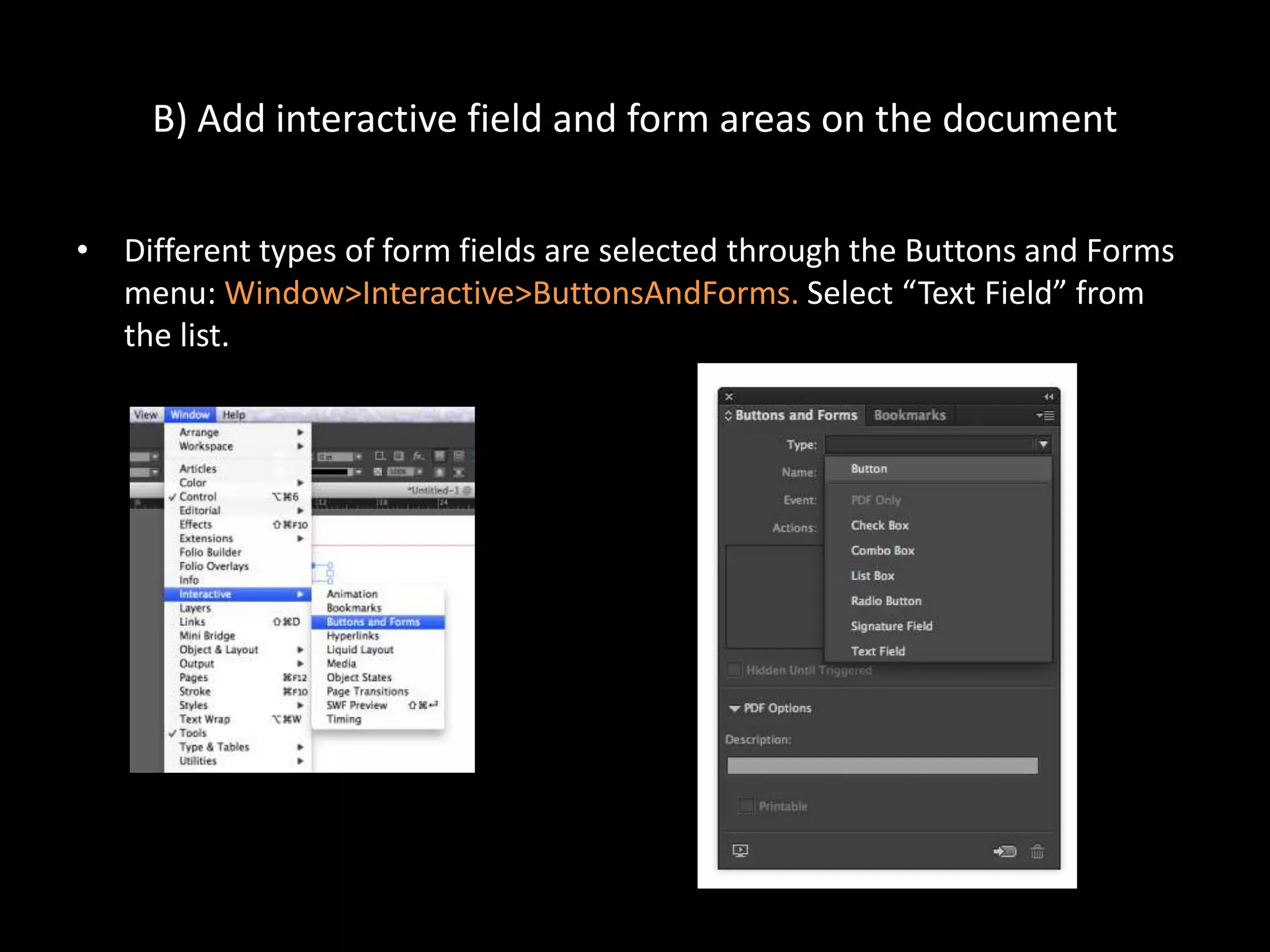 Using Indesign And Acrobat To Create Interactive Submittable Forms