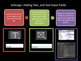 Using InDesign and Acrobat to Create Interactive, Submittable, Forms | PPTX