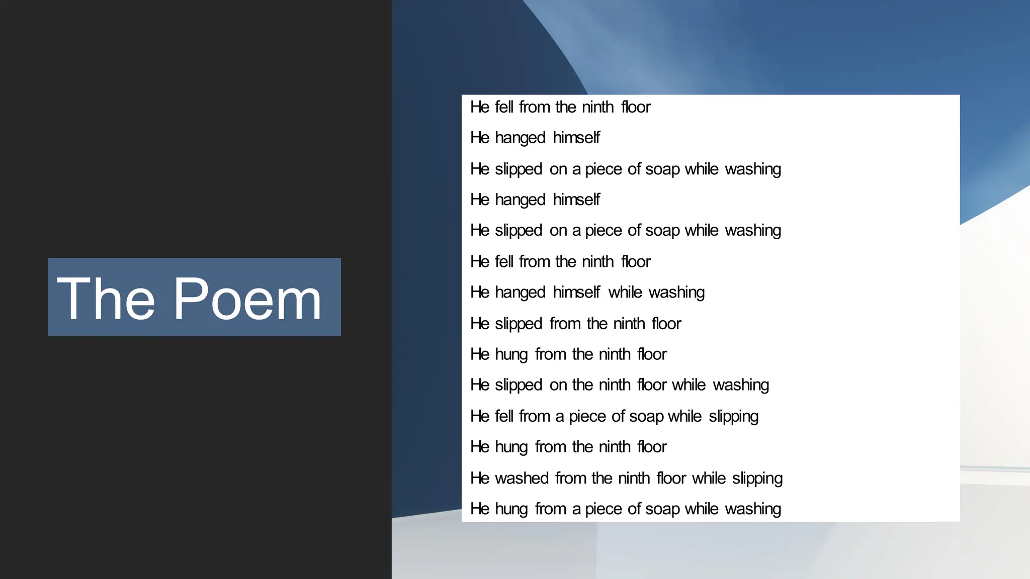 In Detention PoetryLine by line analysis | PDF