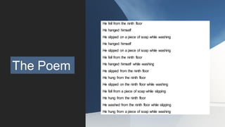 In Detention PoetryLine by line analysis | PDF