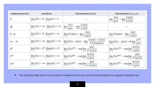 Indeterminate form | PPTX