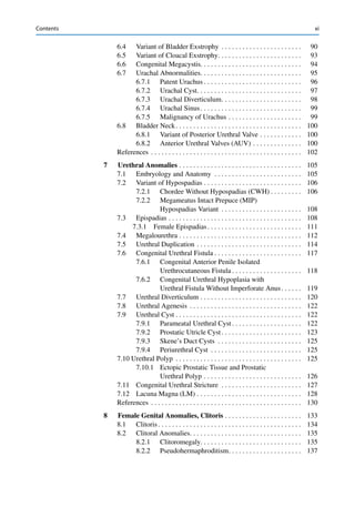 Index, Rare Congenital Genitourinary Anomalies | PDF