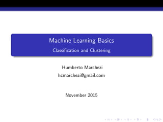 Machine Learning Basics | PPT