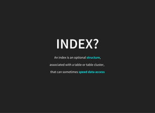 Oracle Index | PDF