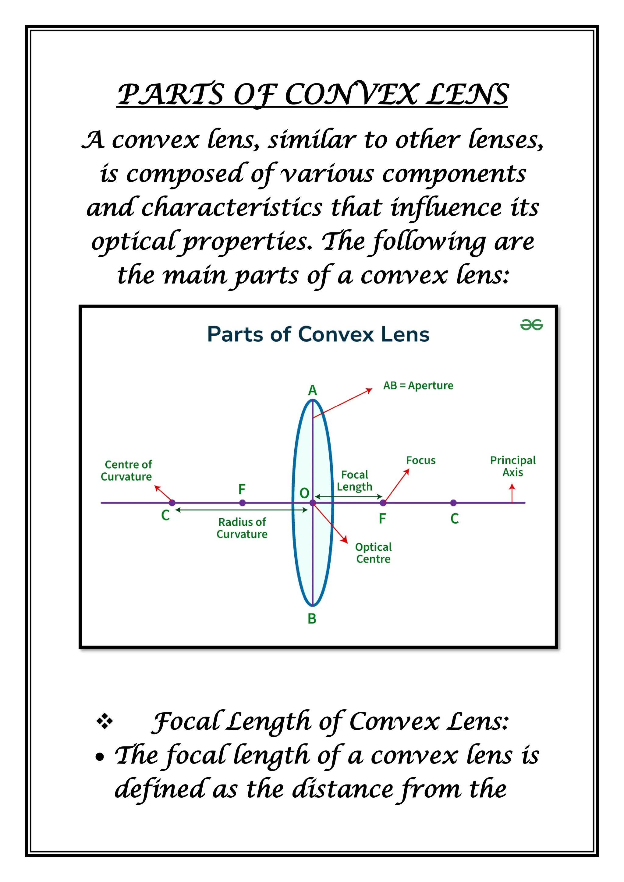 physics project class 12 o study the nature and size of image formed by ...